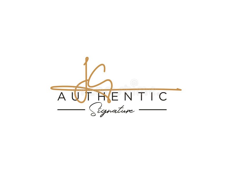 Letter JC Signature Logo Template Vector Stock Vector - Illustration of ...