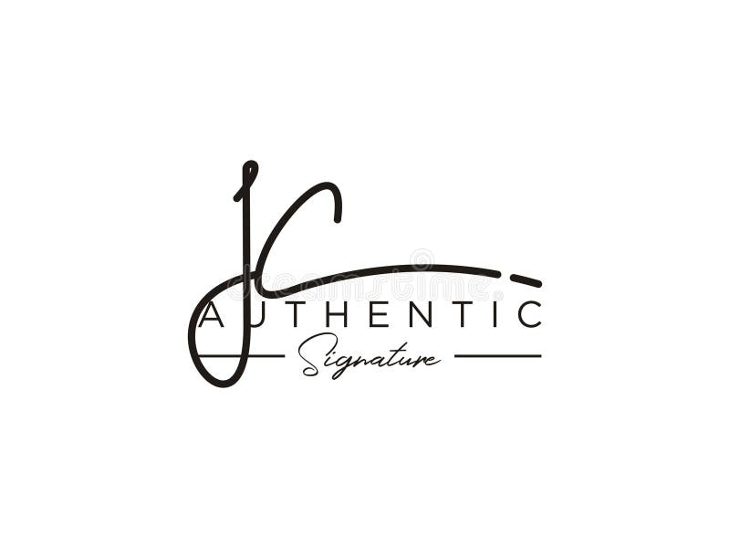 Jc Signature Font Stock Illustrations – 233 Jc Signature Font Stock ...