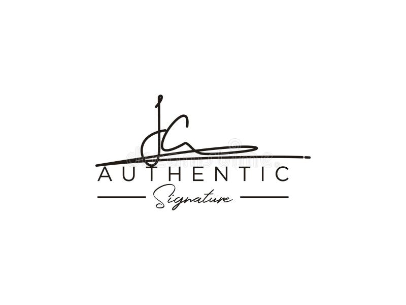 Jc Signature Font Stock Illustrations – 232 Jc Signature Font Stock ...