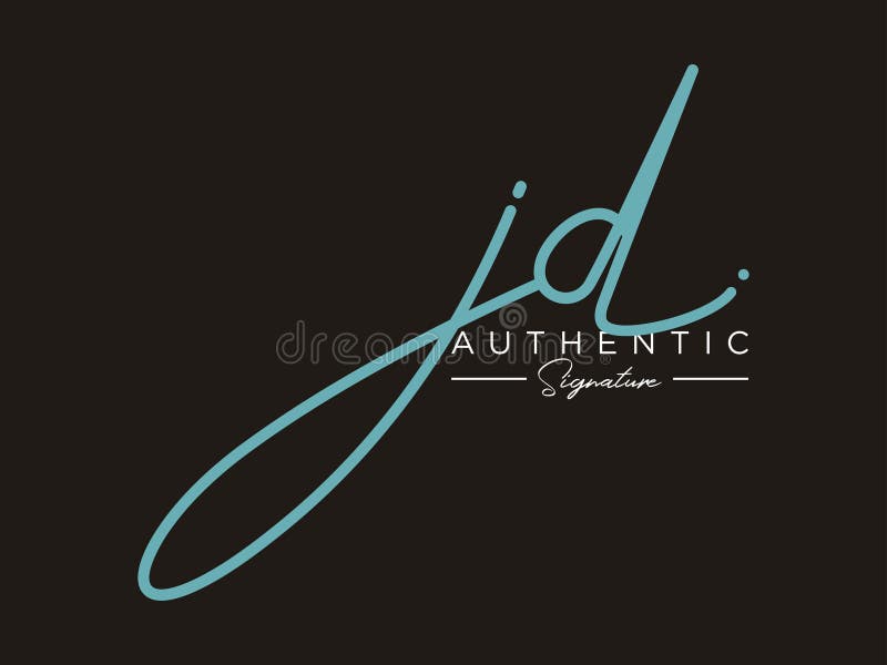 Jd Signature Stock Illustrations – 281 Jd Signature Stock Illustrations ...