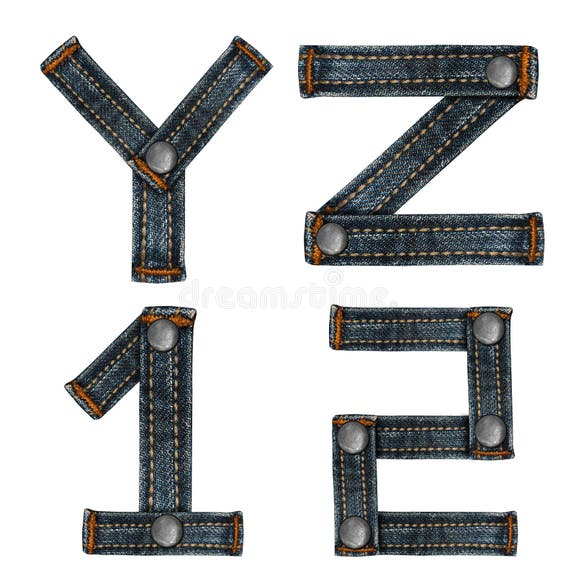 212 Font Jeans Complete Alphabet Stock Photos - Free & Royalty-Free ...