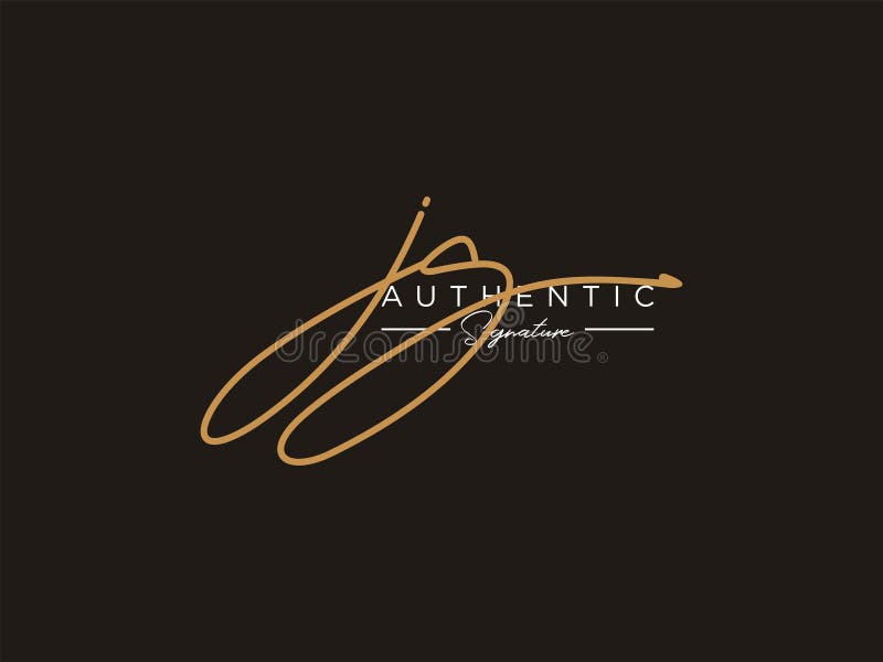 Letter JG Signature Logo Template Vector Stock Vector - Illustration of ...