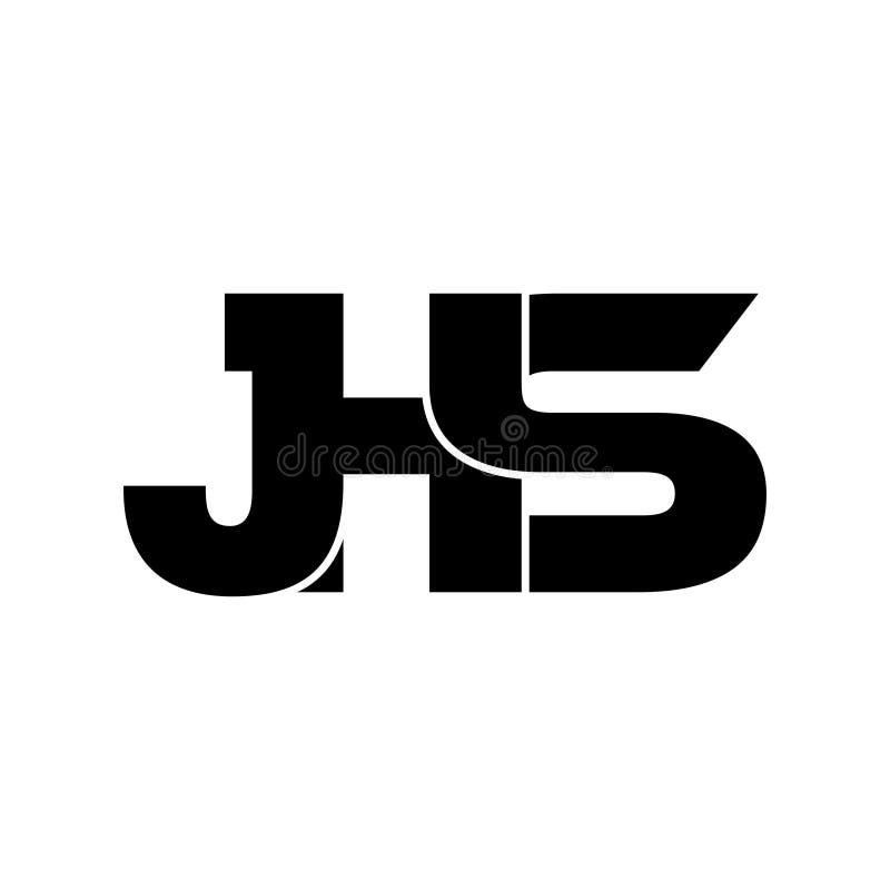 Letter JHS Simple Monogram Logo Icon Design. Stock Vector ...