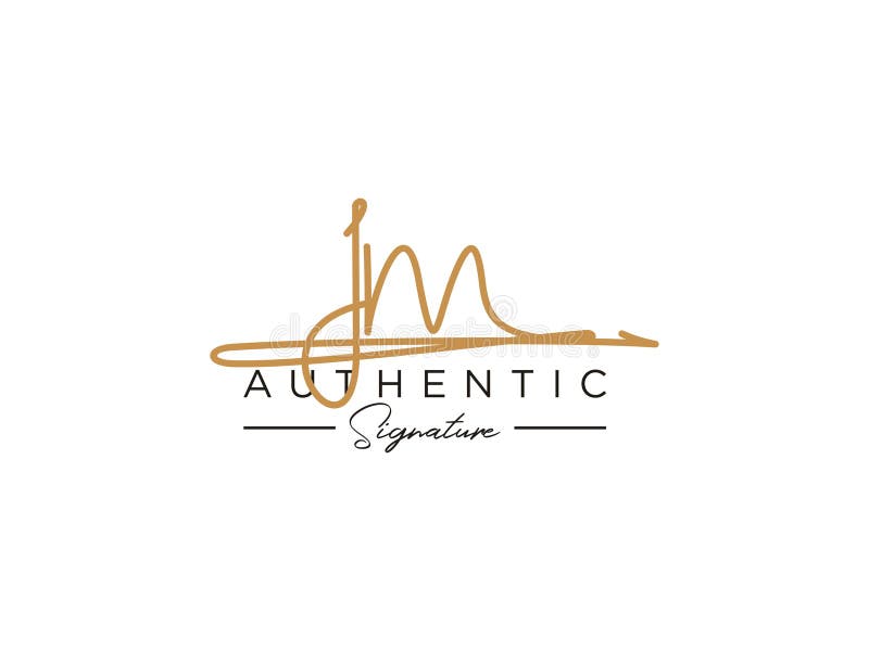Jm Signature Stock Illustrations – 261 Jm Signature Stock Illustrations ...