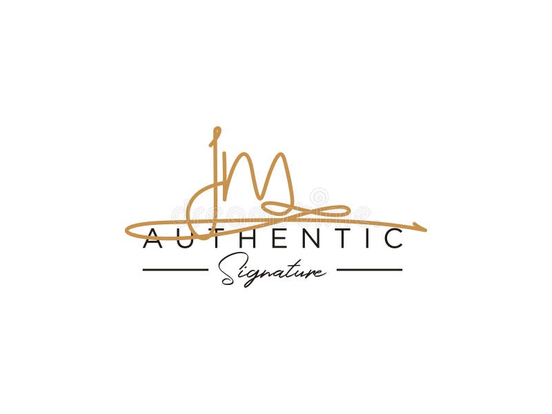 Jm Signature Stock Illustrations – 269 Jm Signature Stock Illustrations ...