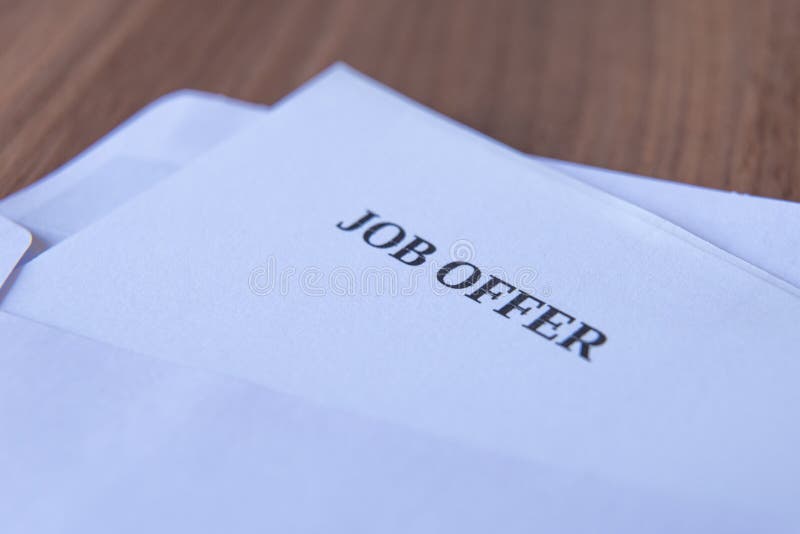 Job offer letter stock image. Image of list, newspaper - 31630043