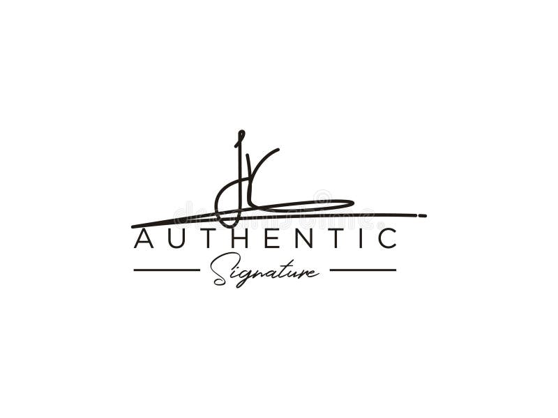 Letter JR Signature Logo Template Vector Stock Vector - Illustration of ...