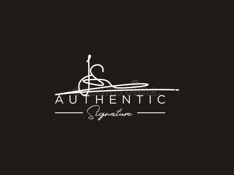 Letter JS Signature Logo Template Vector Stock Vector - Illustration of ...