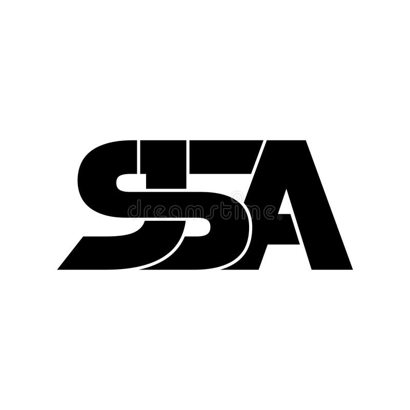 Letter JSA Simple Monogram Logo Icon Design. Stock Vector ...