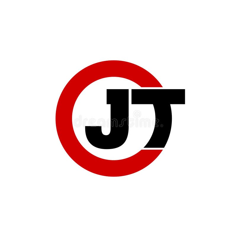 Letter JT Simple Monogram Logo Icon Design. Stock Vector - Illustration ...