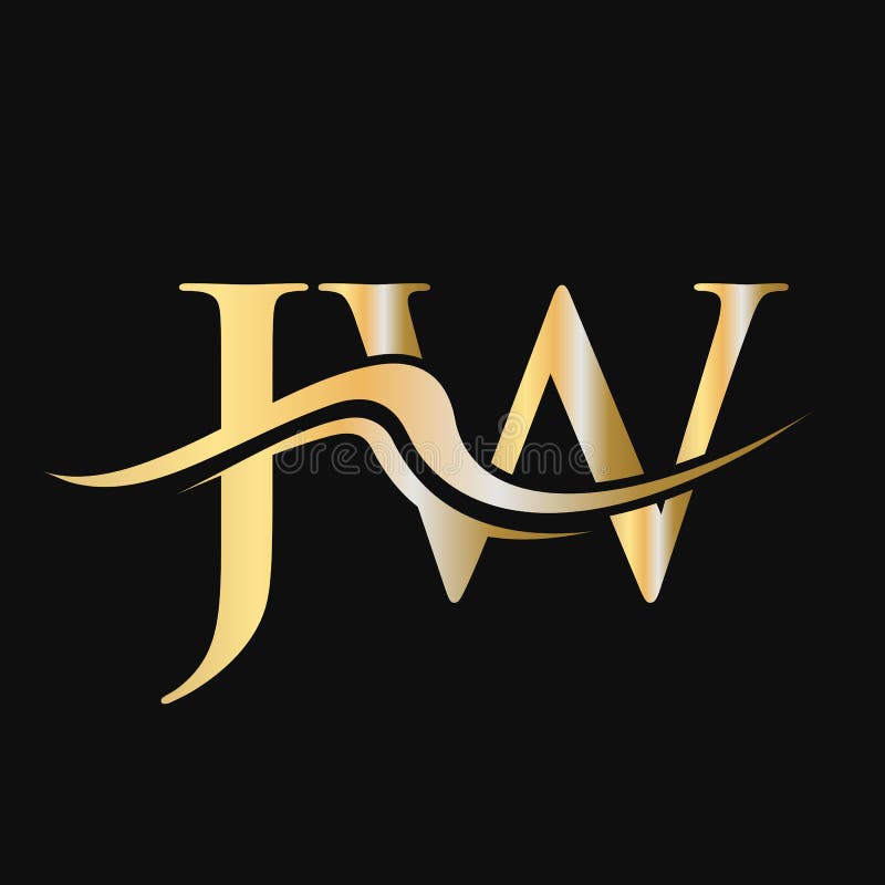 Letter JW Logo Design. Initial JW Logotype Template for Business and ...