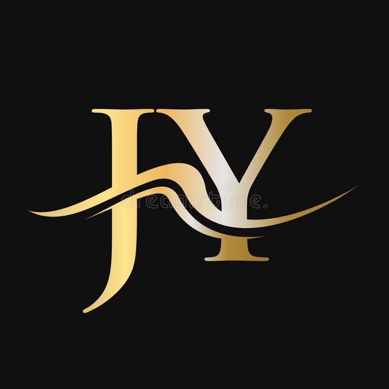 Letter JY Logo Design. Initial JY Logotype Template for Business and ...