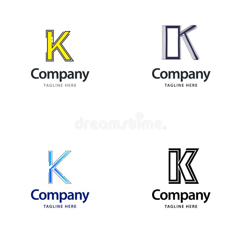 Letter K Big Logo Pack Design Creative Modern Logos Design for Your ...