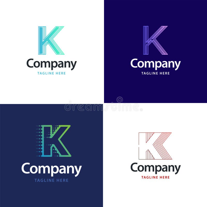 Letter K Big Logo Pack Design Creative Modern Logos Design for Your ...