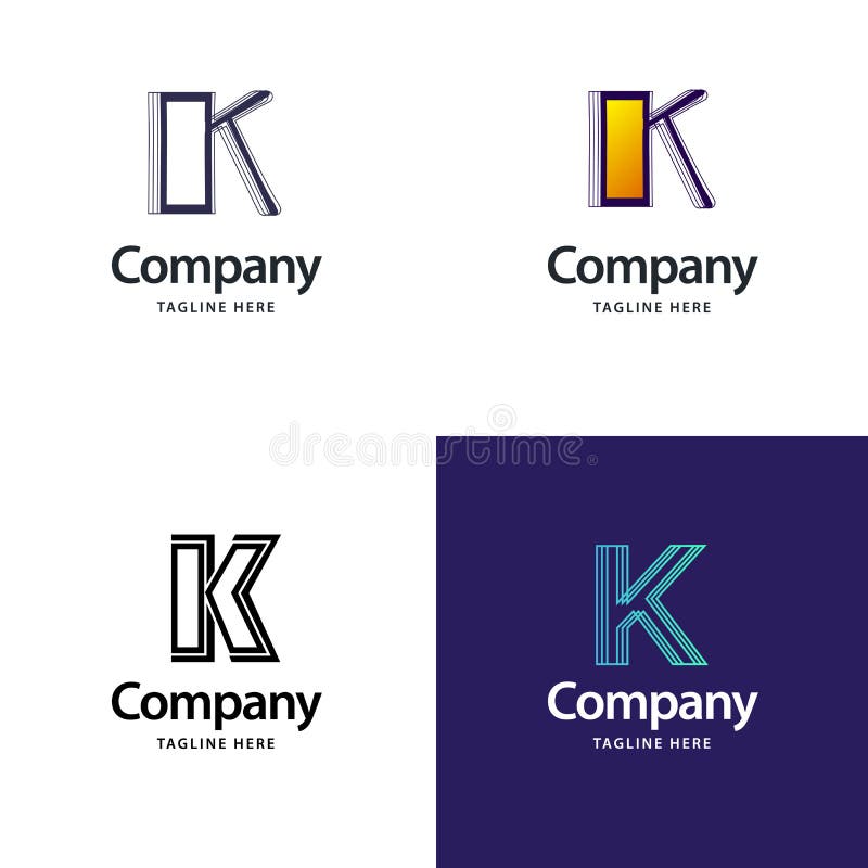 Letter K Big Logo Pack Design Creative Modern Logos Design for Your ...