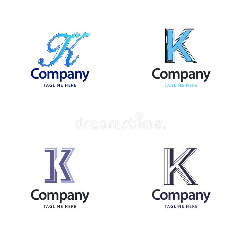 Letter K Big Logo Pack Design Creative Modern Logos Design for Your ...