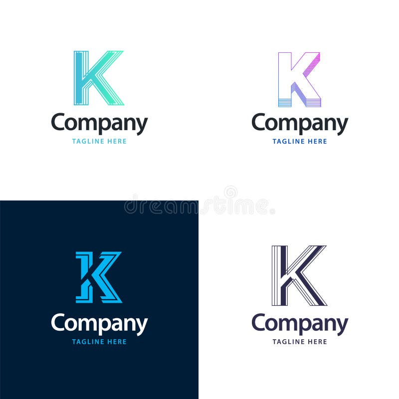 Letter K Big Logo Pack Design Creative Modern Logos Design for Your ...