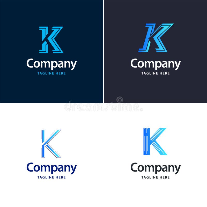 Letter K Big Logo Pack Design Creative Modern Logos Design for Your ...