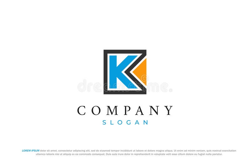 Letter K Camera Studio Logo Stock Illustration - Illustration of sign ...