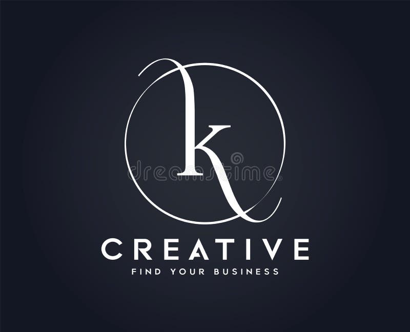 Cursive Letter K Stock Illustrations – 352 Cursive Letter K Stock ...