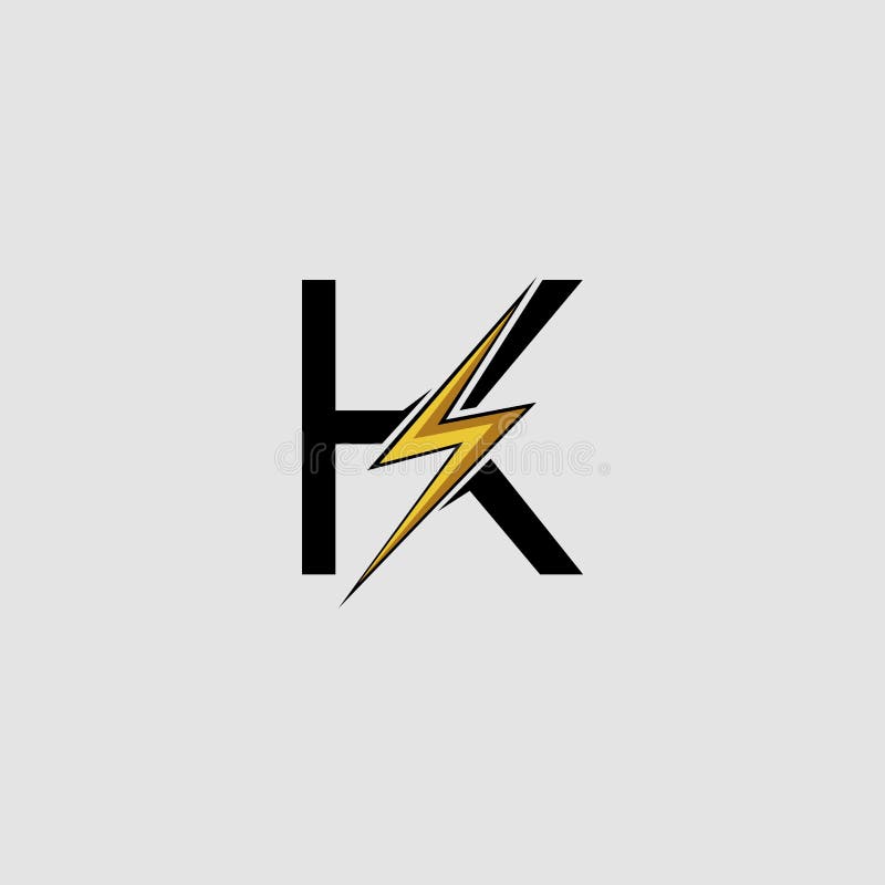 Letter H Electrical Bolt Logo Icon. Design Concept Abstract Techno ...