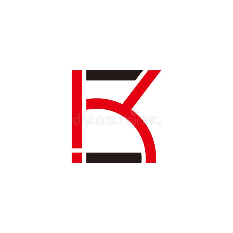 Letter K! Exclamation Symbol Logo Vector Stock Vector - Illustration of ...