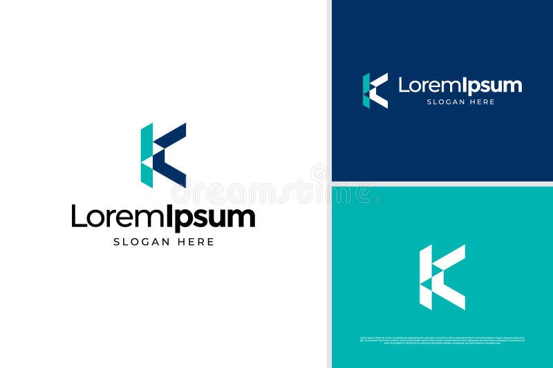 Letter K Initial Logo Concept. Architecture Business Logo Vector Design ...
