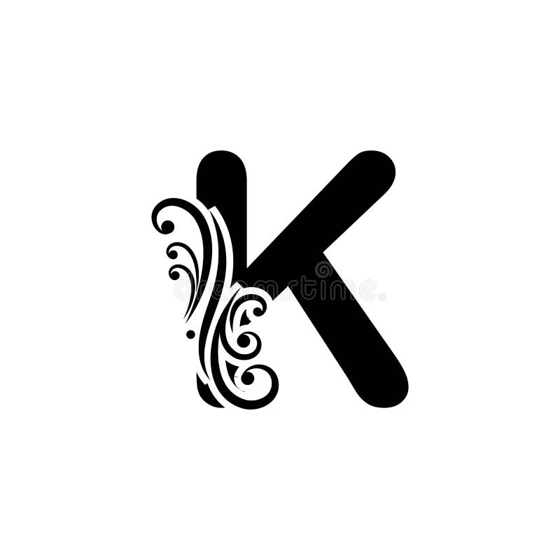 Letter K Logo Icon Design Template Elements Stock Vector - Illustration ...