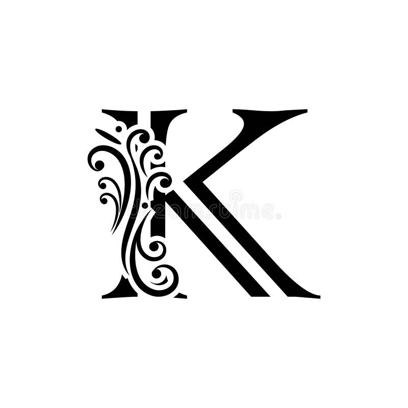 Letter K Logo Icon Design Template Elements Stock Illustration ...