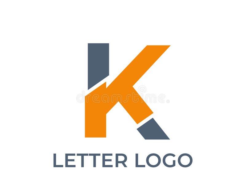 Letter K Logotype. Creative Alphabet Logo Design Stock Vector ...