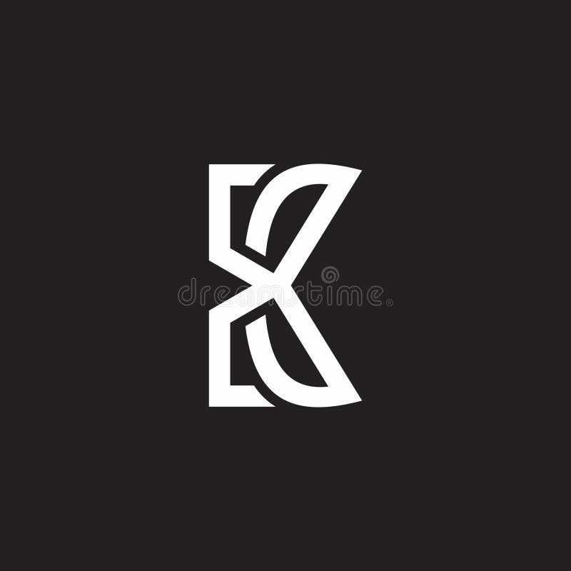 Letter K Scissor Simple Logo Vector Stock Vector - Illustration of logo ...