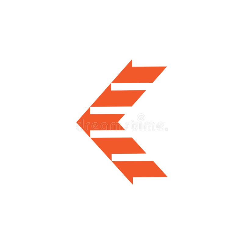 Letter K Stripes Fast Arrow Abstract Logo Vector Stock Vector ...