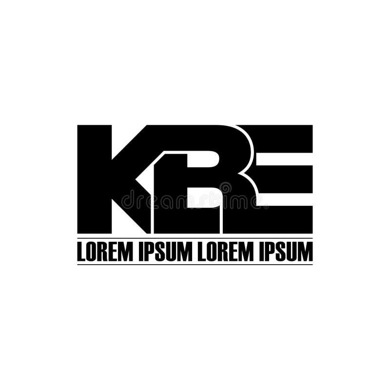 Letter KBE Simple Monogram Logo Icon Design. Stock Vector ...