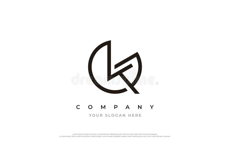Letter KG Logo or GK Logo Design Stock Vector - Illustration of elegant ...