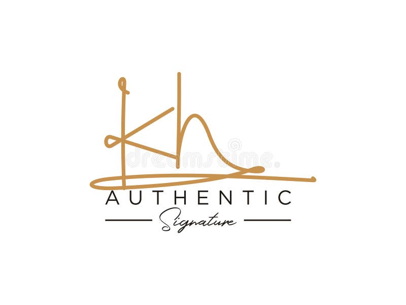 Kh Signature Stock Illustrations – 249 Kh Signature Stock Illustrations ...