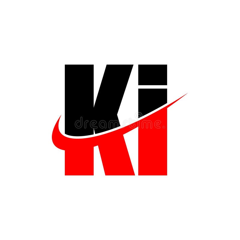 Letter KI Simple Monogram Logo Icon Design. Stock Vector - Illustration ...