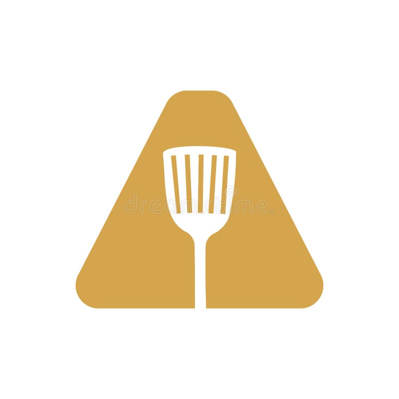 Letter a Kitchen Spatula Logo. Kitchen Logo Design Combined with ...