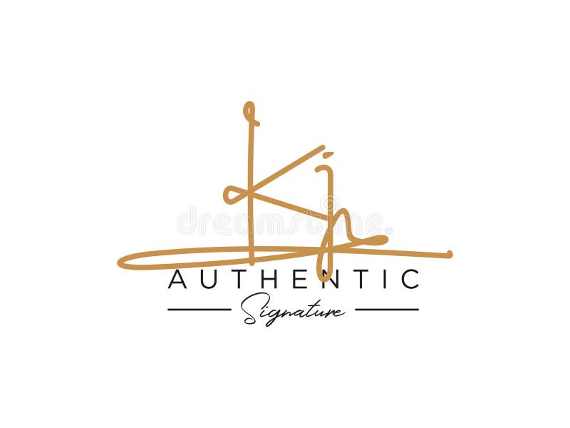 Kj Signature Stock Illustrations – 256 Kj Signature Stock Illustrations ...