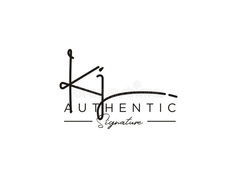 Signature Kj Stock Illustrations – 257 Signature Kj Stock Illustrations ...