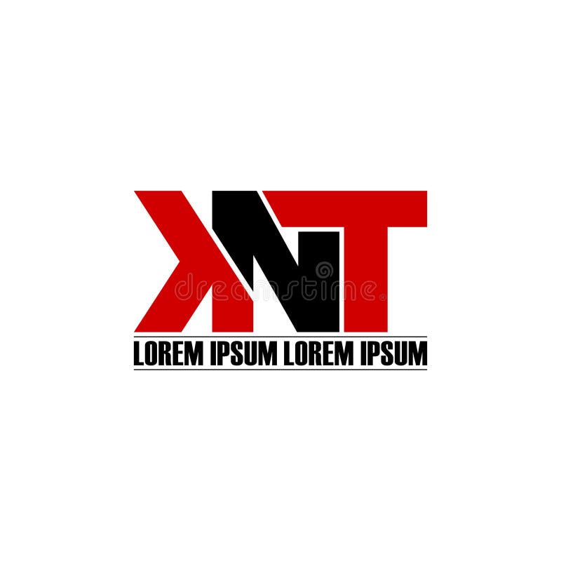 Letter KNT Simple Monogram Logo Icon Design. Stock Vector ...