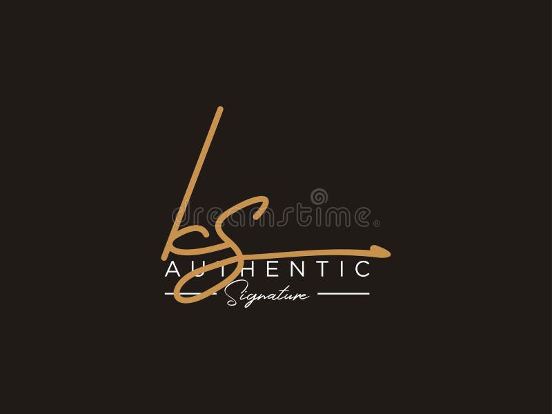 Letter KS Signature Logo Template Vector Stock Vector - Illustration of ...