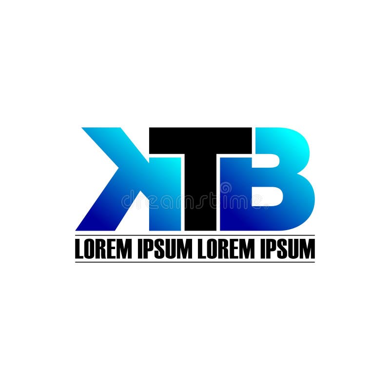 Letter KTB Simple Monogram Logo Icon Design. Stock Vector ...