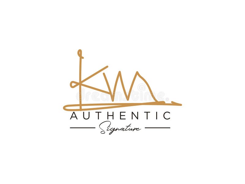 Kw Signature Stock Illustrations – 232 Kw Signature Stock Illustrations ...