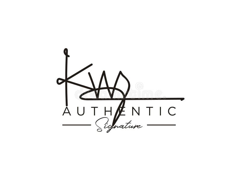 Kw Signature Stock Illustrations – 231 Kw Signature Stock Illustrations ...