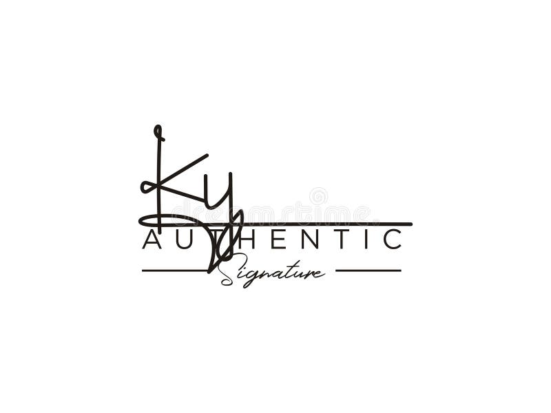 Ky Signature Stock Illustrations – 242 Ky Signature Stock Illustrations ...