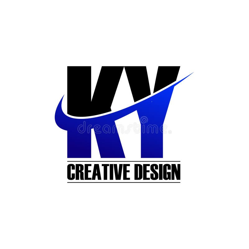 Letter KY Simple Monogram Logo Icon Design. Stock Vector - Illustration ...