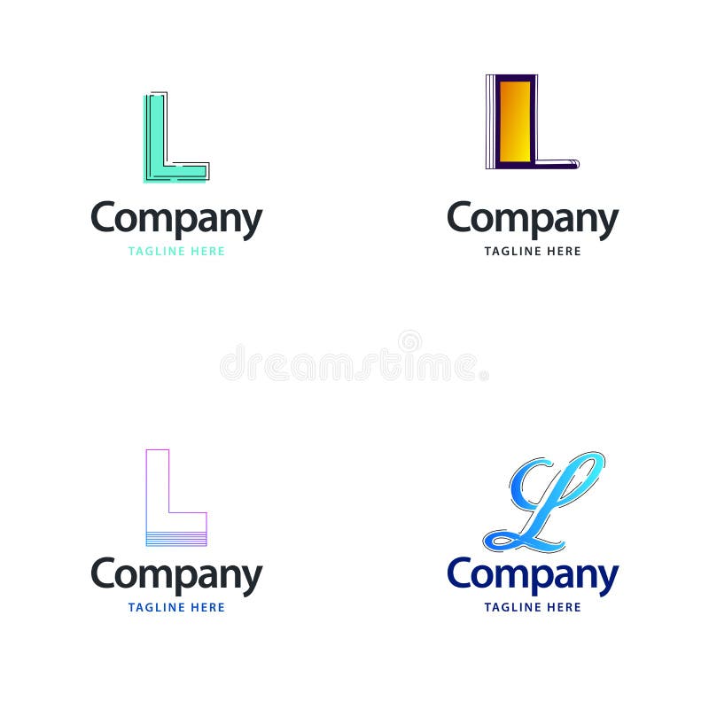 Letter L Big Logo Pack Design Creative Modern Logos Design for Your ...