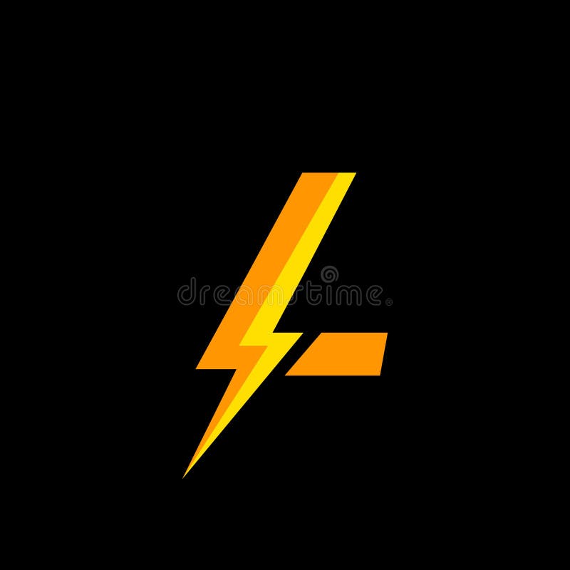 Letter L bolt logo stock vector. Illustration of electrical - 317192819