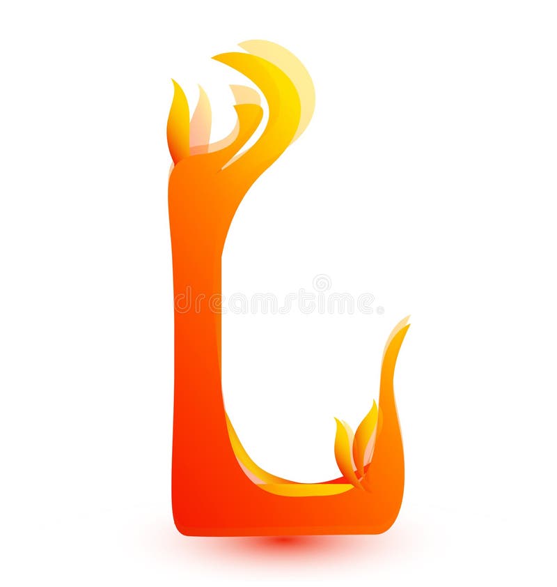 L Letter In Fire