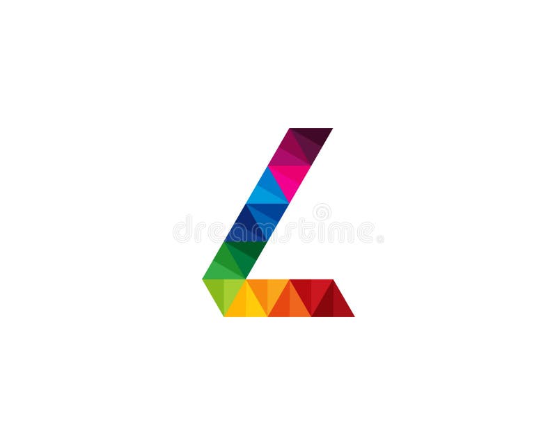 Letter L Icon Logo Design Element Stock Vector - Illustration of ...